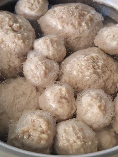 Chicken Meat Balls (Bakso Ayam) And Chicken Tofu (Tahu Bakso) Recipe by ...