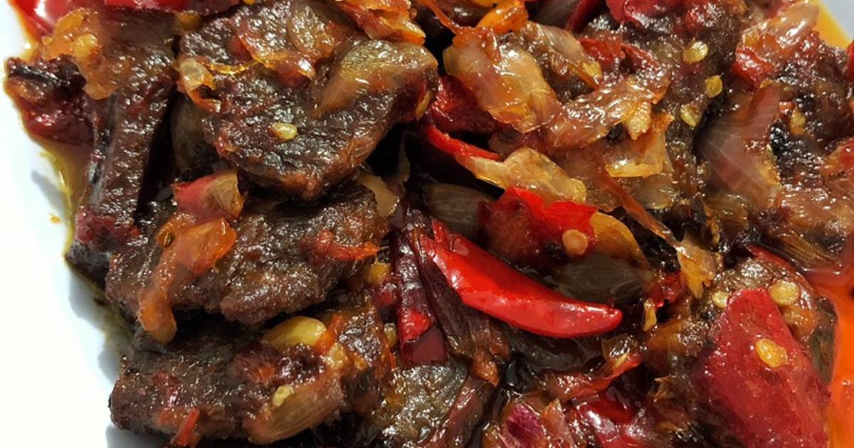 Resep Dendeng Balado Basah oleh Aqmarina Vaharani - Cookpad