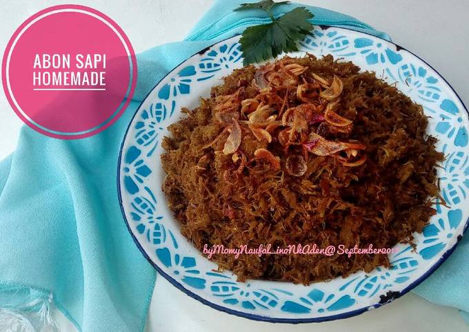 Resep Abon sapi homemade no goreng no oven oleh inonk Aden _ LizSetia ...