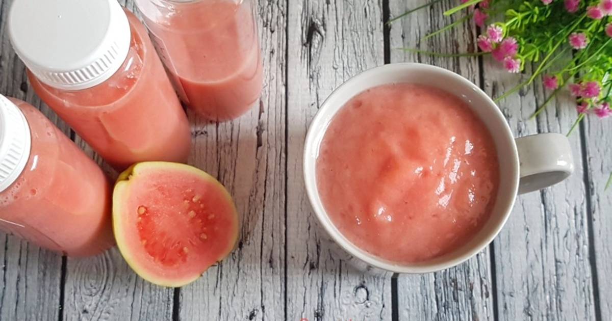Resep Smoothies Jambu Biji dan Sirsak oleh Tituk SK - Cookpad