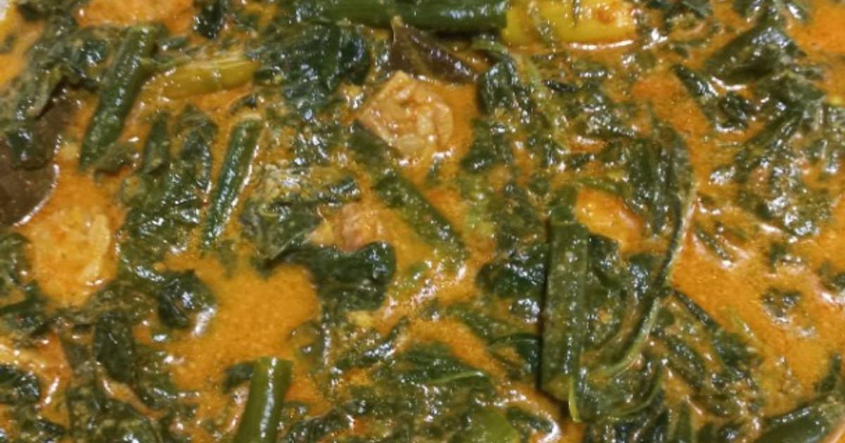 Resep Gulai daun singkong kacang tempe oleh Dapur Bunda - Cookpad