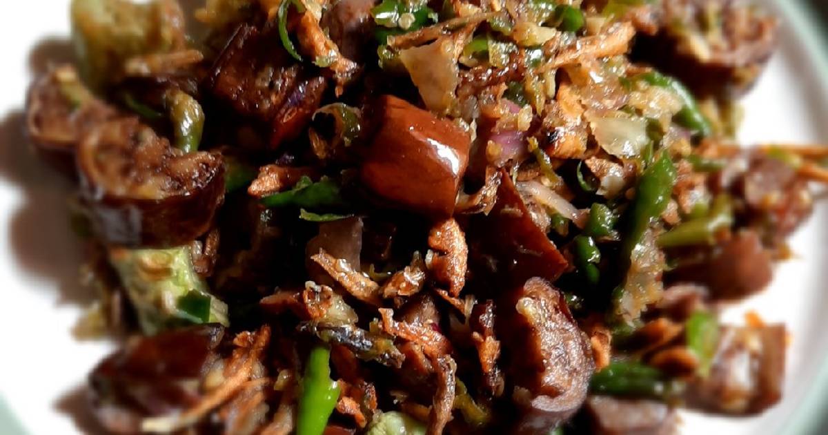 Resep Terong Teri Cabe Hijau oleh Idha Midayanthi - Cookpad
