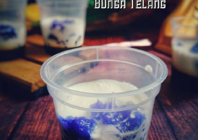 Resipi Sagu Gula Melaka Bunga Telang oleh Norashikin Rahmat - Cookpad