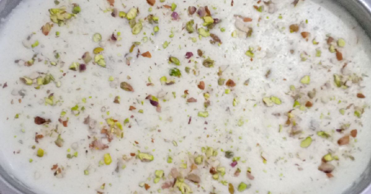 Shahi Kheer Recipe by Zaibi Hussain Zaibi - Cookpad