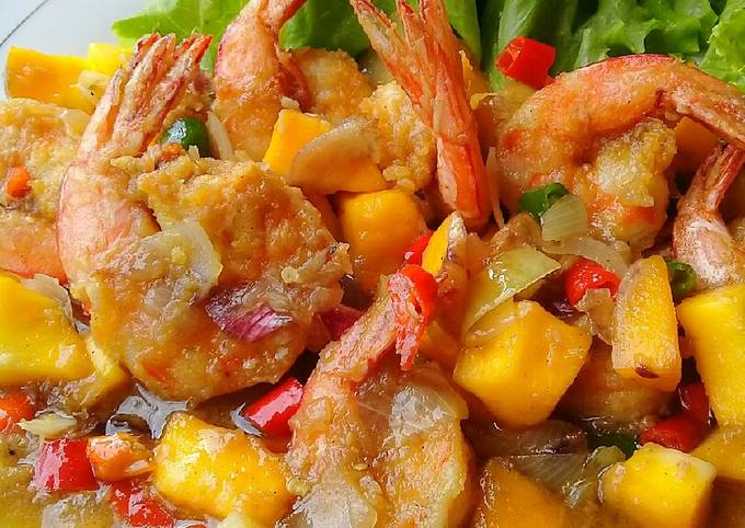 Resep Udang Saus mangga oleh nanda aulia - Cookpad