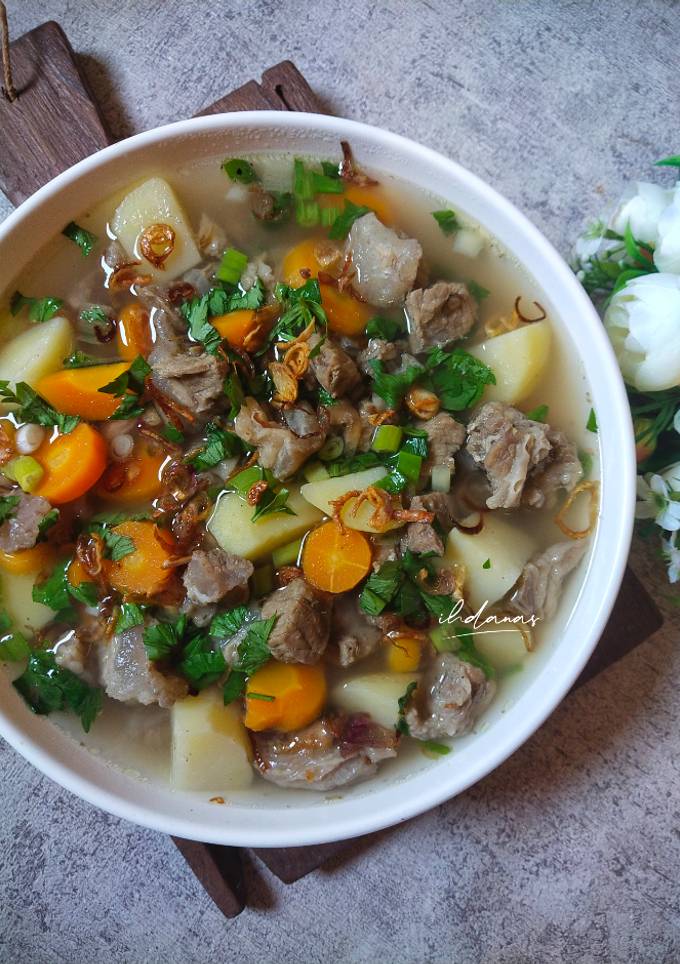 Resep Sop Daging Sapi Rempah Khas Padang oleh ihdanas - Cookpad