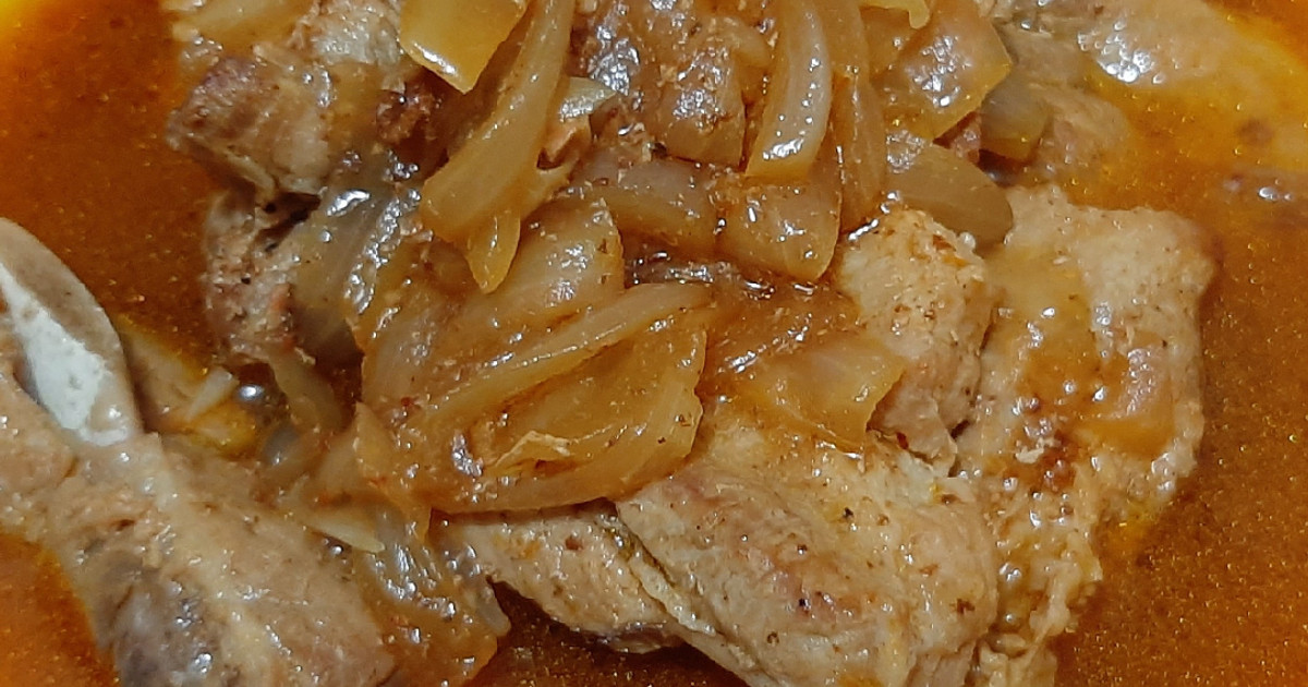 Adobo De Cerdo Con Yucas Y Camote Sancochados Receta de Regina Rocio ...