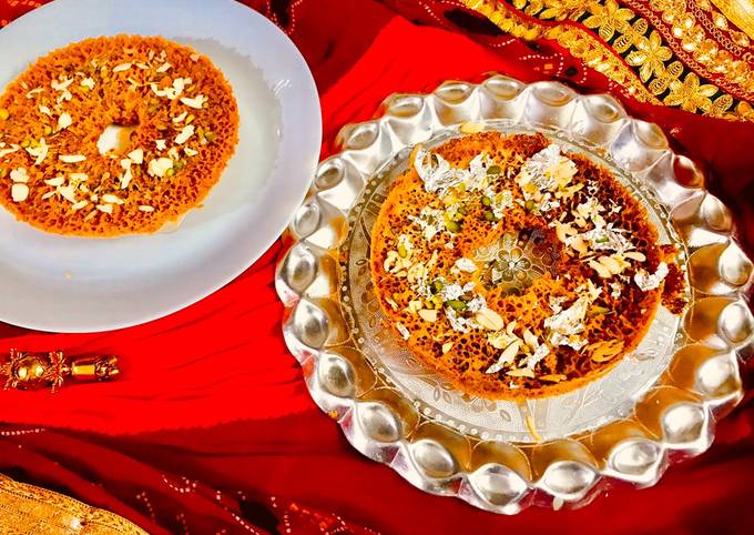 Rajasthani Ghevar Recipe | Sapphire1845.com