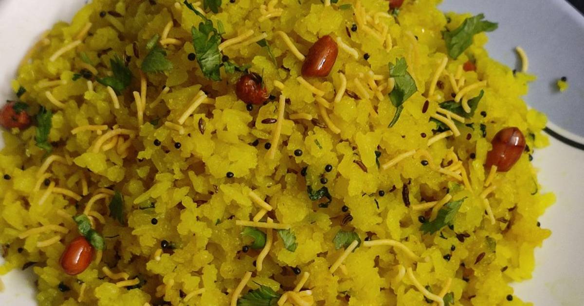 Jain poha Recipe by Foram C. Virani - Cookpad