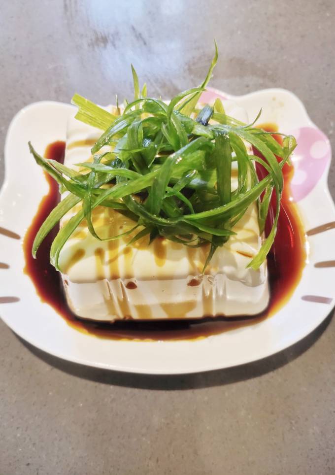 Steam Soft Tofu Recipe by Meme - Cookpad