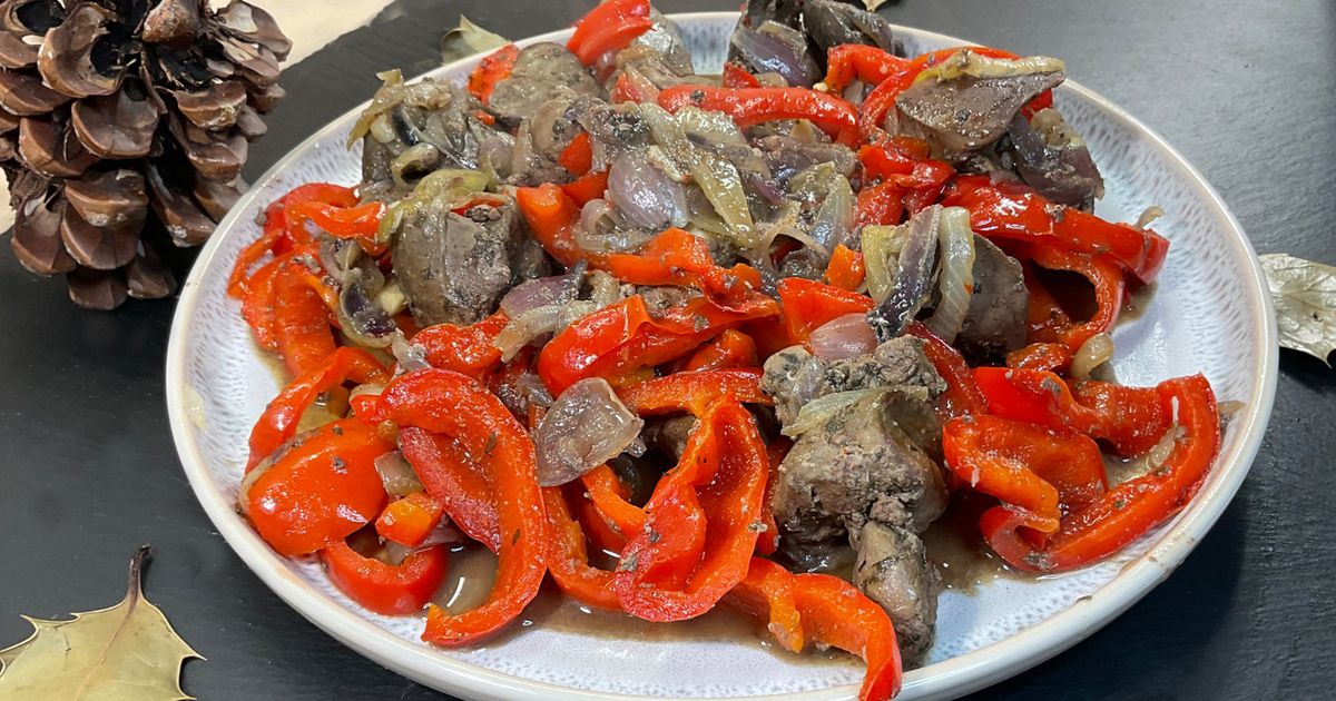 Goose Liver With Onions And Bell Peppers Recipe By Culinates "English"