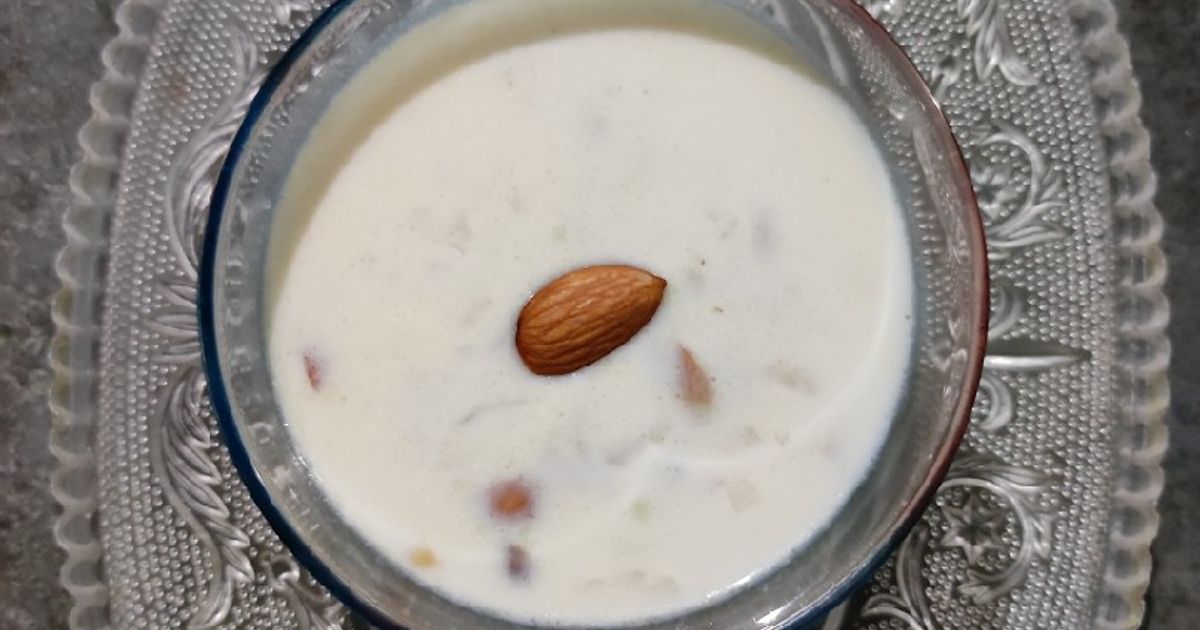 soneji banshri દ્વારા રેસીપી વેનિલા દૂધ પૌંઆ (Vanilla Doodh Poha Recipe ...
