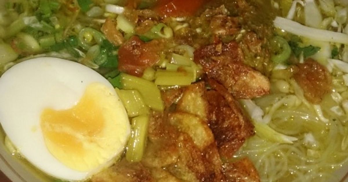 Resep Soto Ayam Komplit oleh Vidia karachy - Cookpad