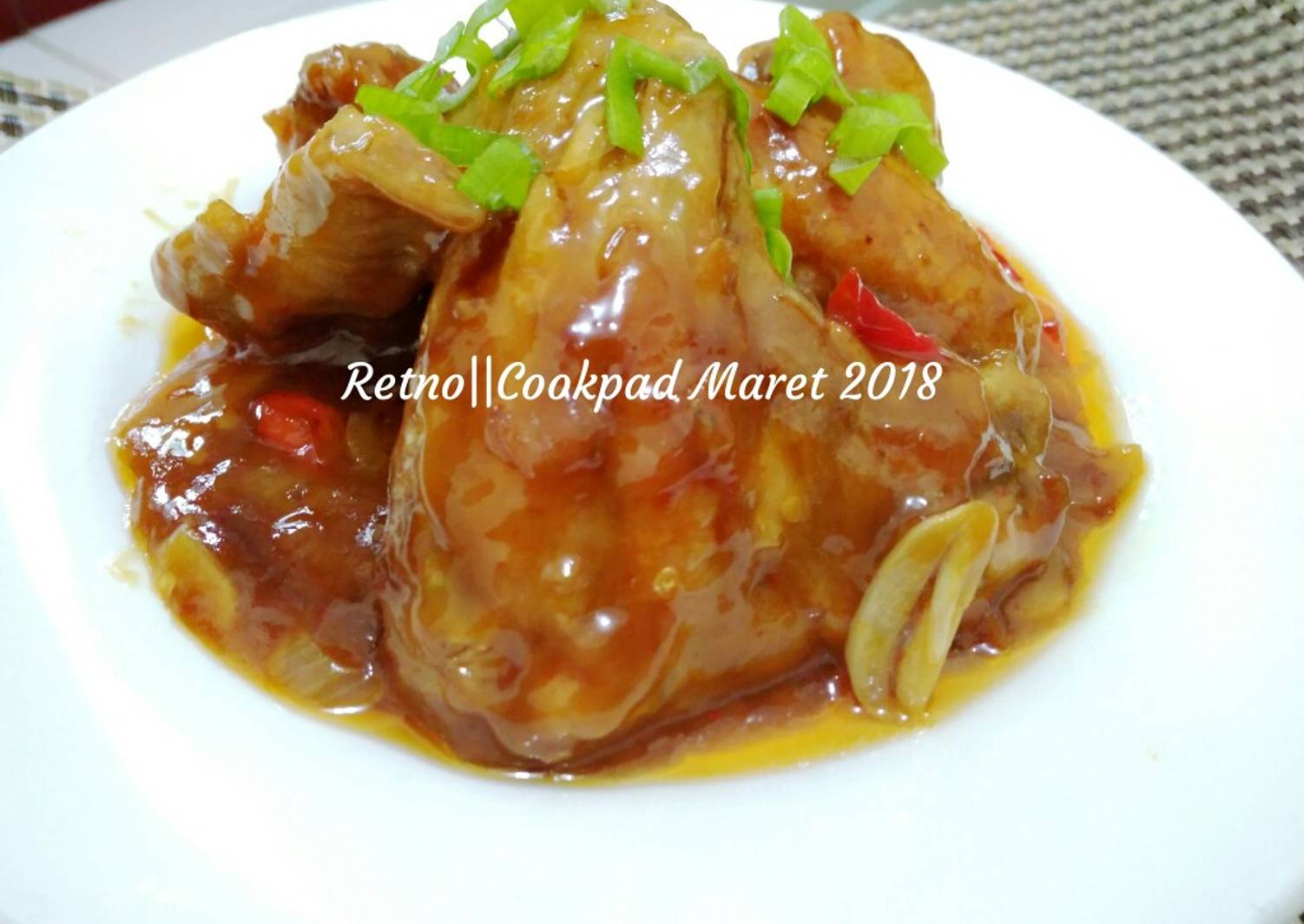 Resep Ayam Goreng Saus Kecap Inggris oleh Retno Nurdayanti - Cookpad
