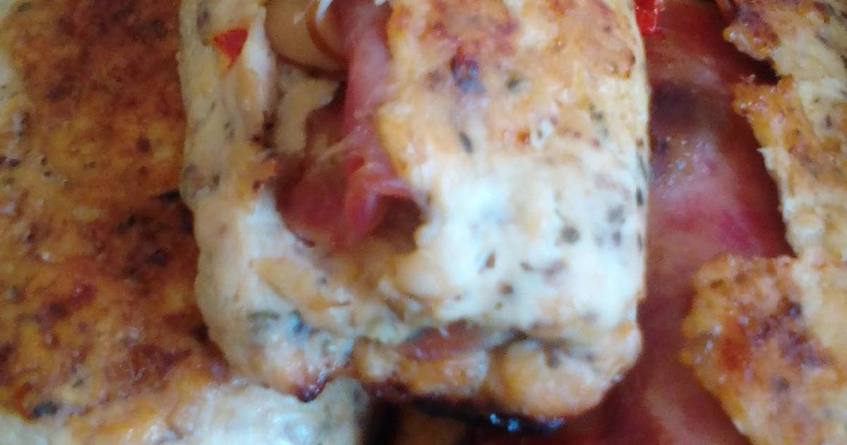 Enrollado de pollo Receta de Teresa Sanchez- Cookpad