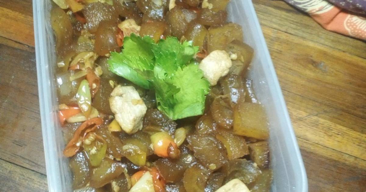 Resep Tumis kulit sapi(cecek),tahu,pedas mantap😋 oleh Sofiyah Lammi ...