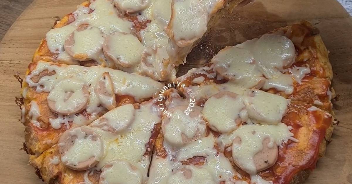 Resep Pizza Kulit Roti Tawar Melt Cheese oleh Avita Unaiya - Cookpad