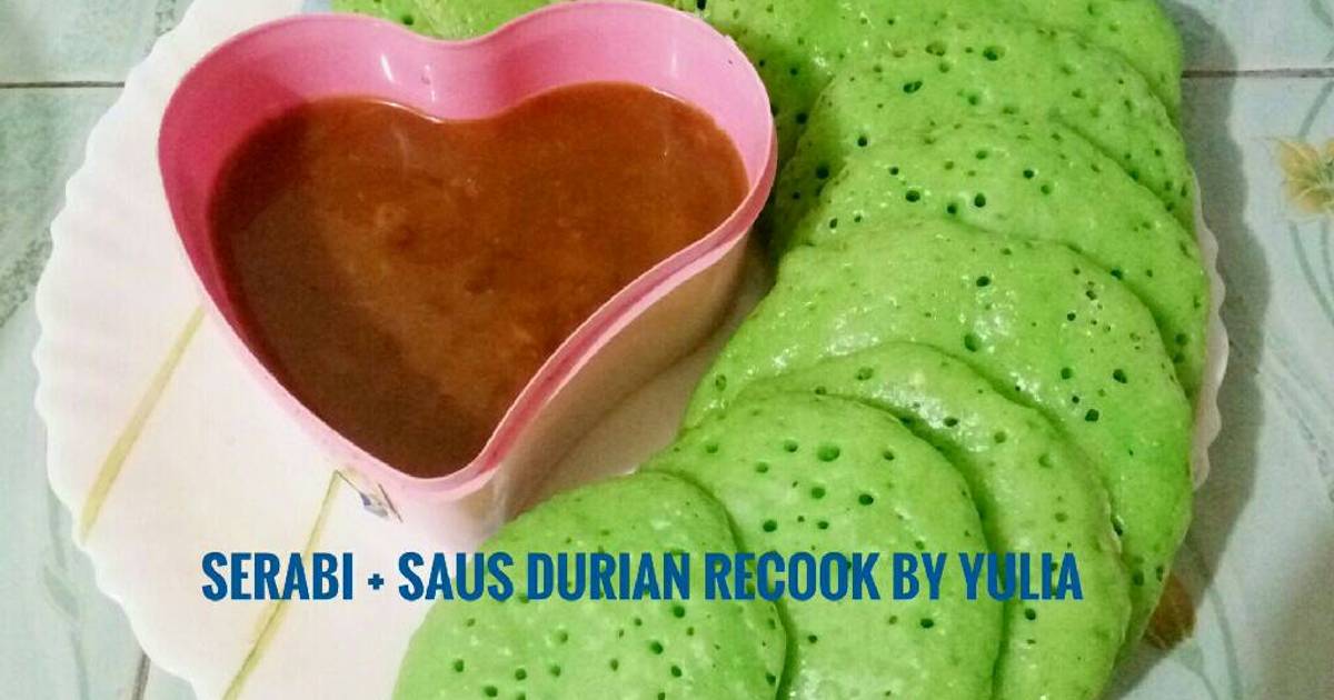 Resep Serabi dan Saus Durian oleh Yulia Juragan - Cookpad