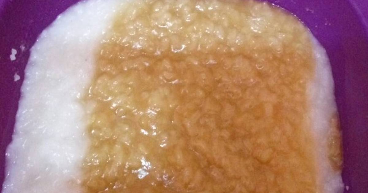 Resep Bubur putih gurih coklat manis oleh novita nurmalasari - Cookpad