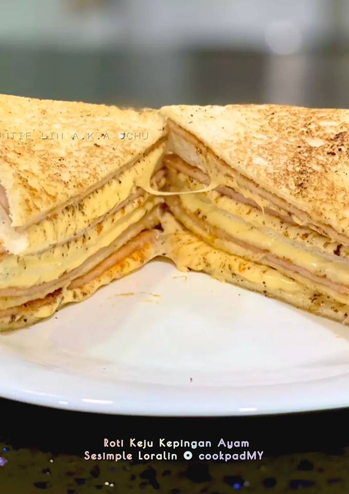 Resipi Roti Keju Kepingan Ayam oleh Sesimple Loralin - Cookpad