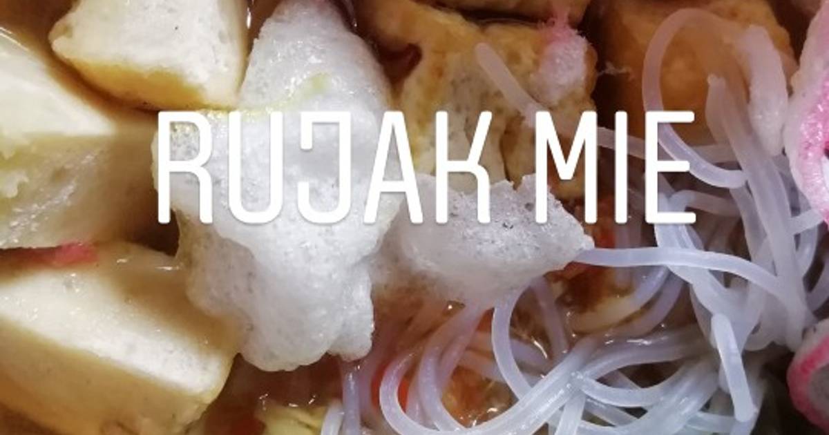 Resep Rujak mie kuah cuka oleh lety novianti - Cookpad