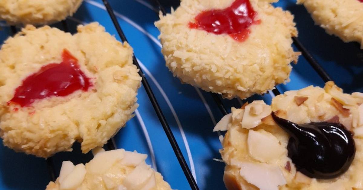 Resep 147. Thumbprint Cookies |1 Adonan Kue Kering Untuk Aneka Variasi ...