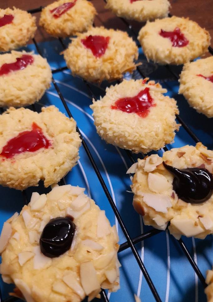 Resep 147. Thumbprint Cookies |1 Adonan Kue Kering Untuk Aneka Variasi ...
