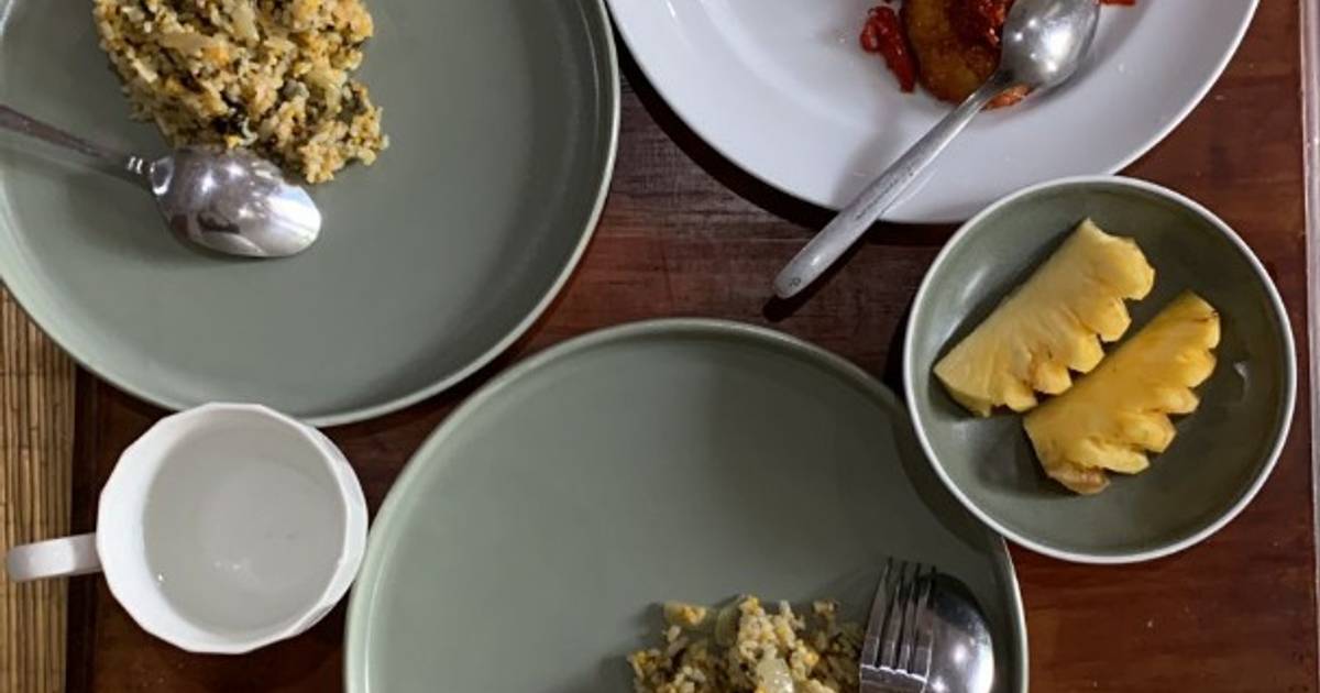 Resep Nasi Goreng Rumput Laut oleh shabila gadis - Cookpad