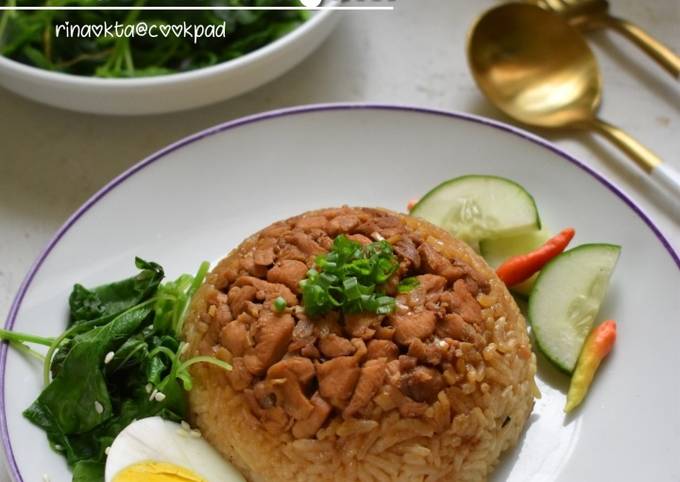 Resep Nasi Tim Ayam oleh Rina Okta - Cookpad