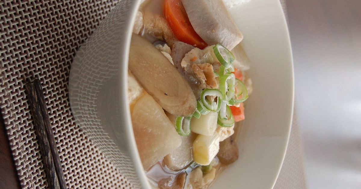 Warm Kenchin Jiru (Japanese Vegetable Soup) With Photos Recipe by たうんびー ...