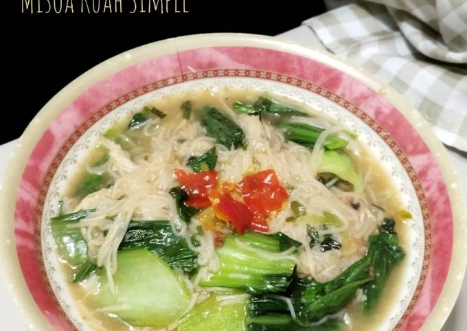 Resep Misoa Kuah Simple oleh Ike Yuanita Wijayanti - Cookpad