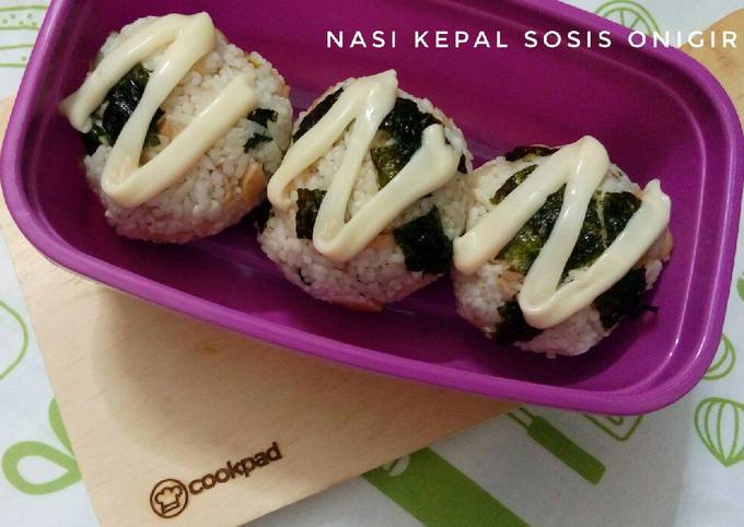 Resep Nasi Kepal Sosis Onigiri oleh Desty Dina - Cookpad