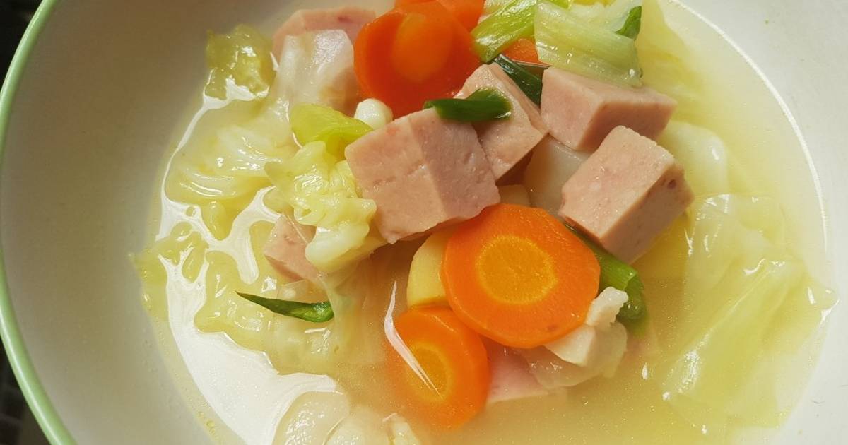 41 resep sup ham maling enak dan mudah - Cookpad