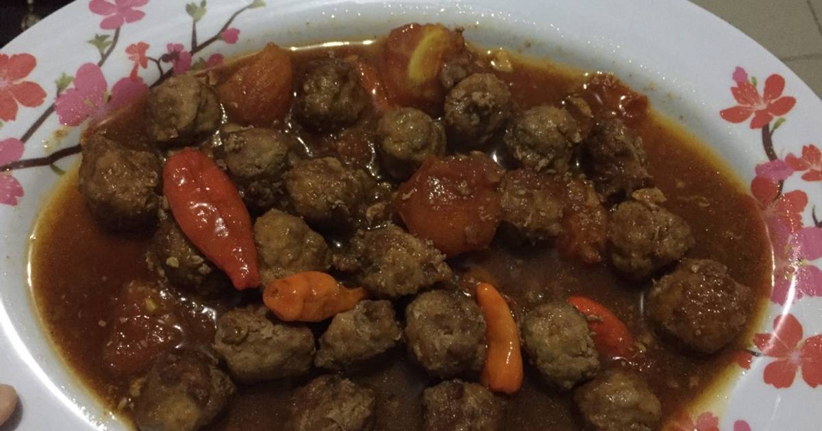 Resep Bola-Bola Daging Bumbu Kecap oleh Muniques Cooking - Cookpad