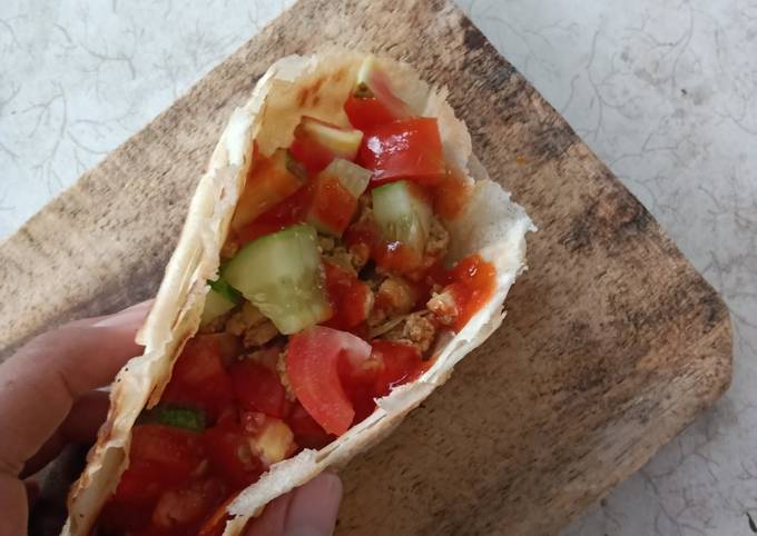 Resep Vegan Crunchwrap oleh Gibran Adnan - Cookpad
