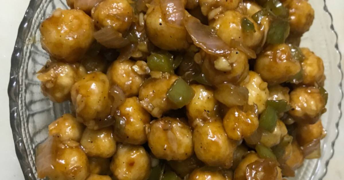 Crunchy Chana chilli Recipe by Shiksha Swami - Cookpad