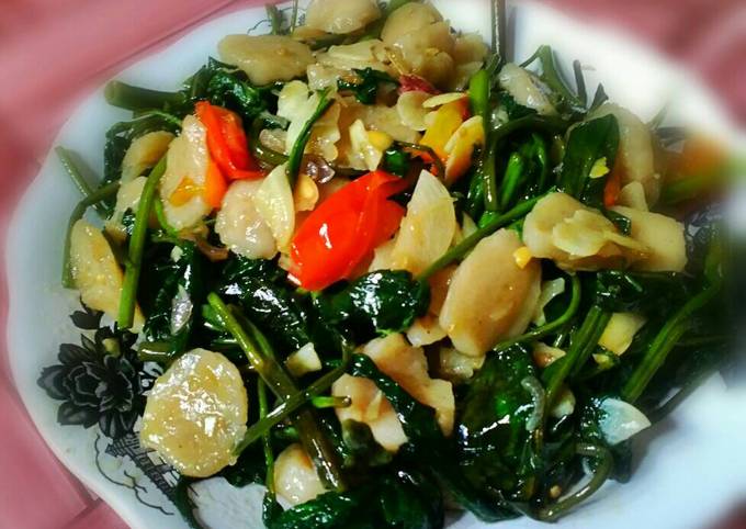 Resep Oseng Kangkung dan Bakso oleh Kartika D. Astuti - Cookpad
