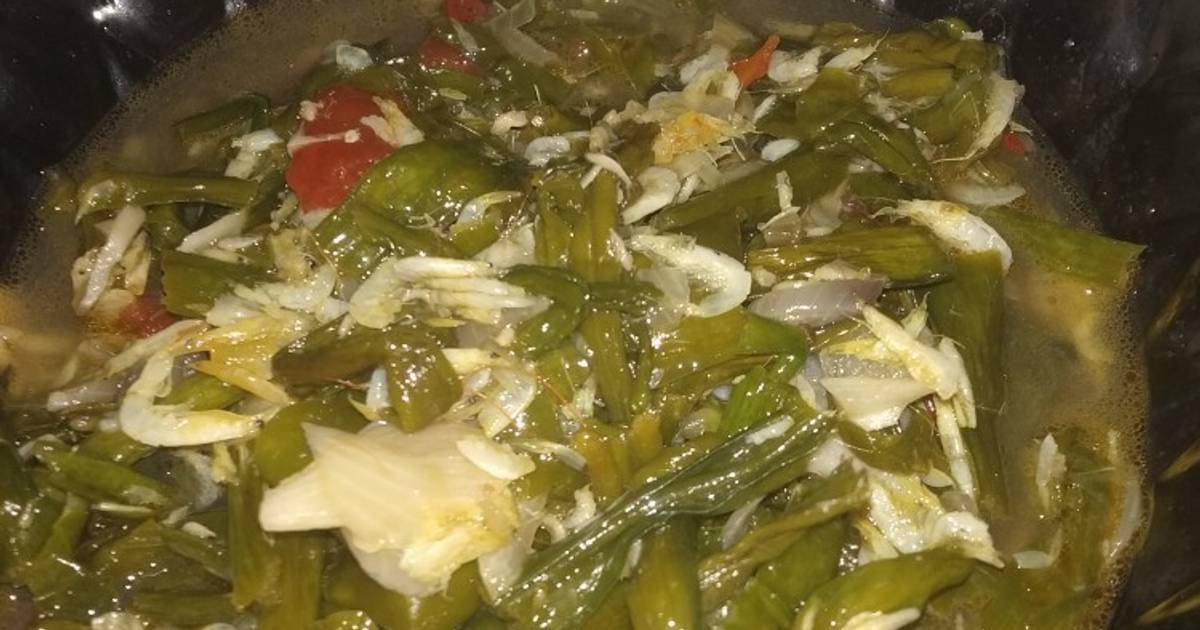 Resep Tumis genjer udang rebon oleh Yong Ji - Cookpad