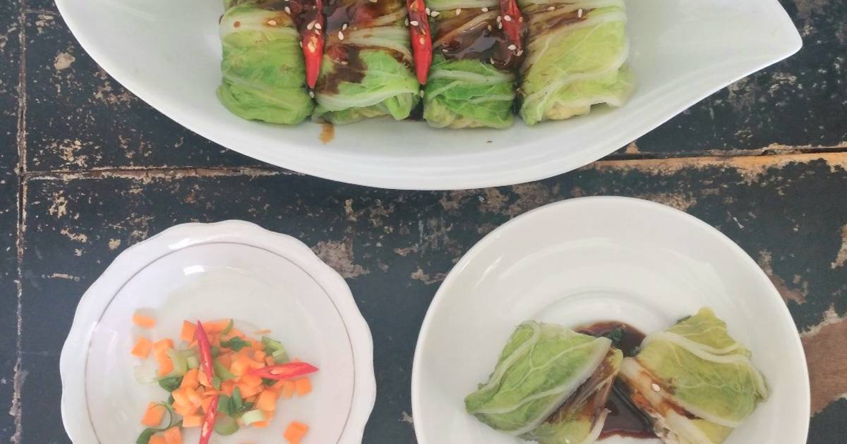 262 resep steam sawi gulung daging enak dan mudah - Cookpad