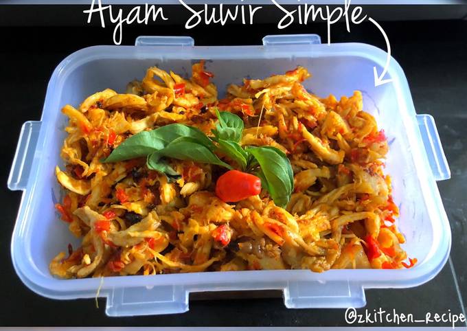 Resep Ayam Suwir Simple oleh Z'Kitchen - Cookpad