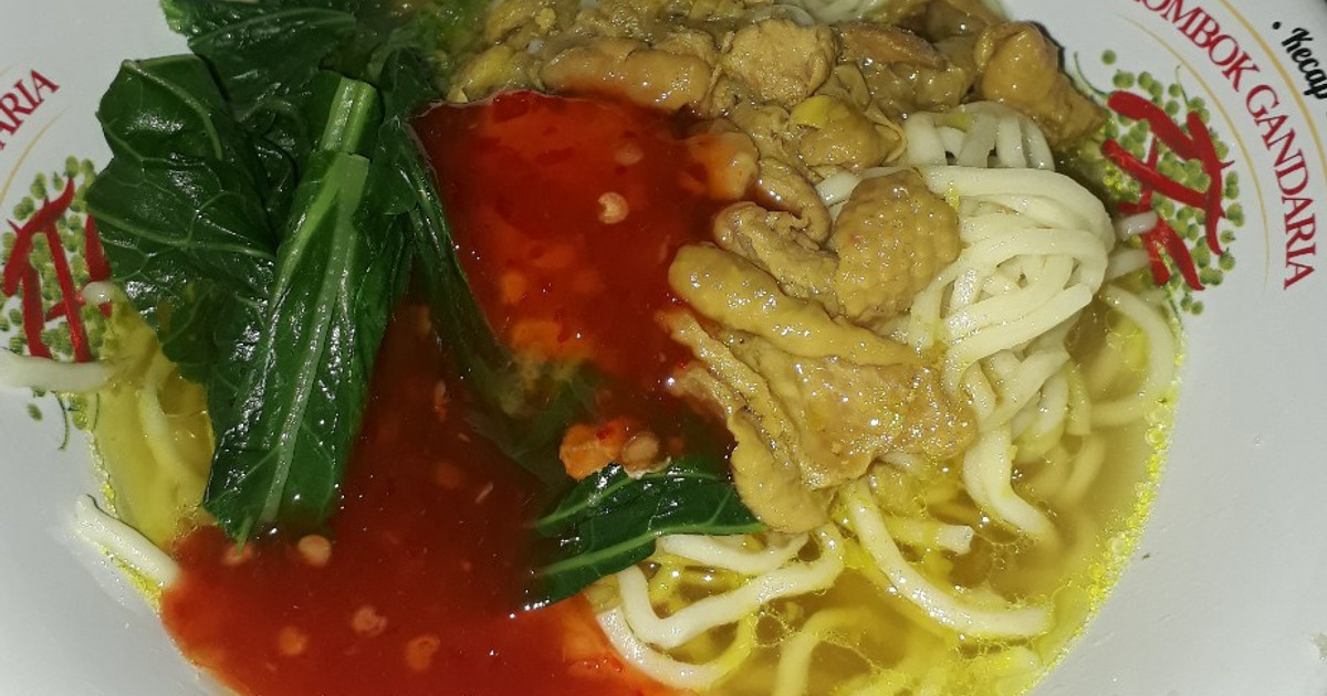 Resep Mie Ayam Abang Gerobak Biru oleh nn - Cookpad