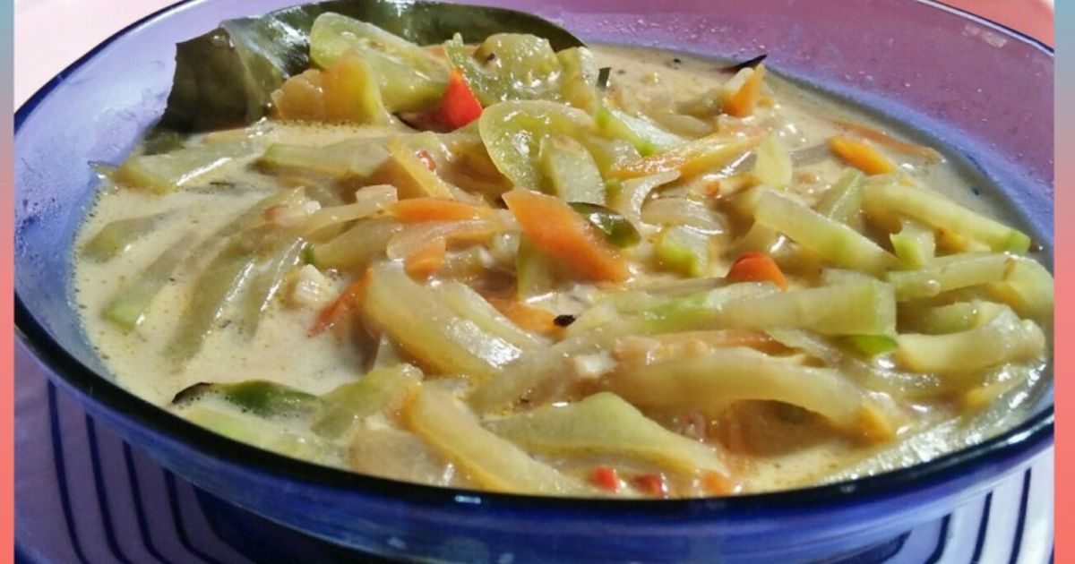 Resep sayur santan labu wortel rumahan enak dan mudah - Cookpad