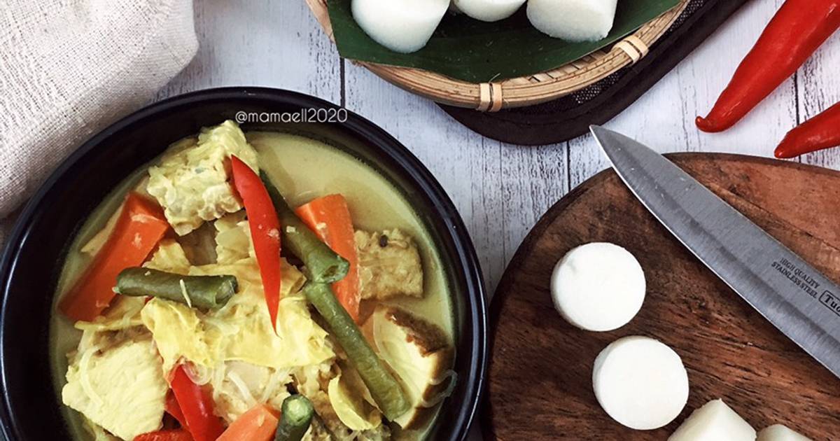 Resipi Lontong Kubis Bunga Sayur Lodeh oleh Ell Sakimin - Cookpad