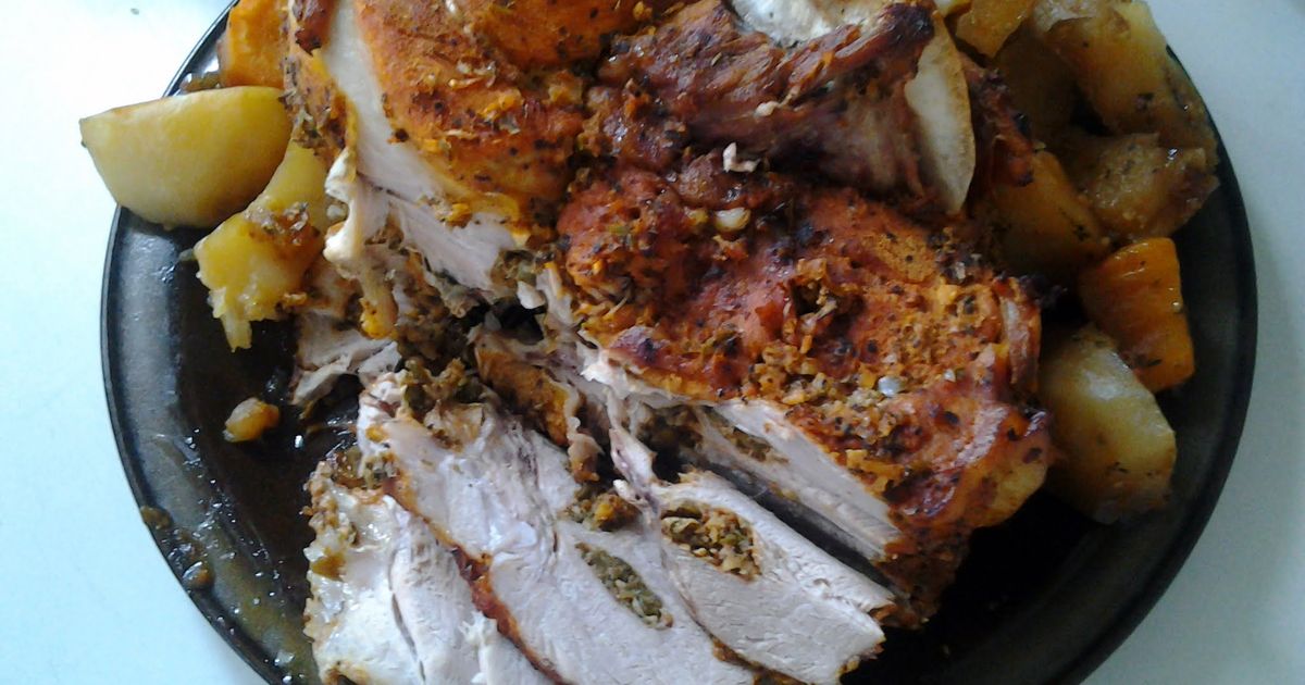 Stuffed Pork Leg Recipe By J Ramnarace