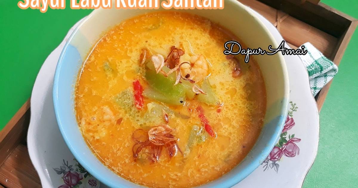 9 resep sayur labu air santan labu siam enak dan mudah - Cookpad