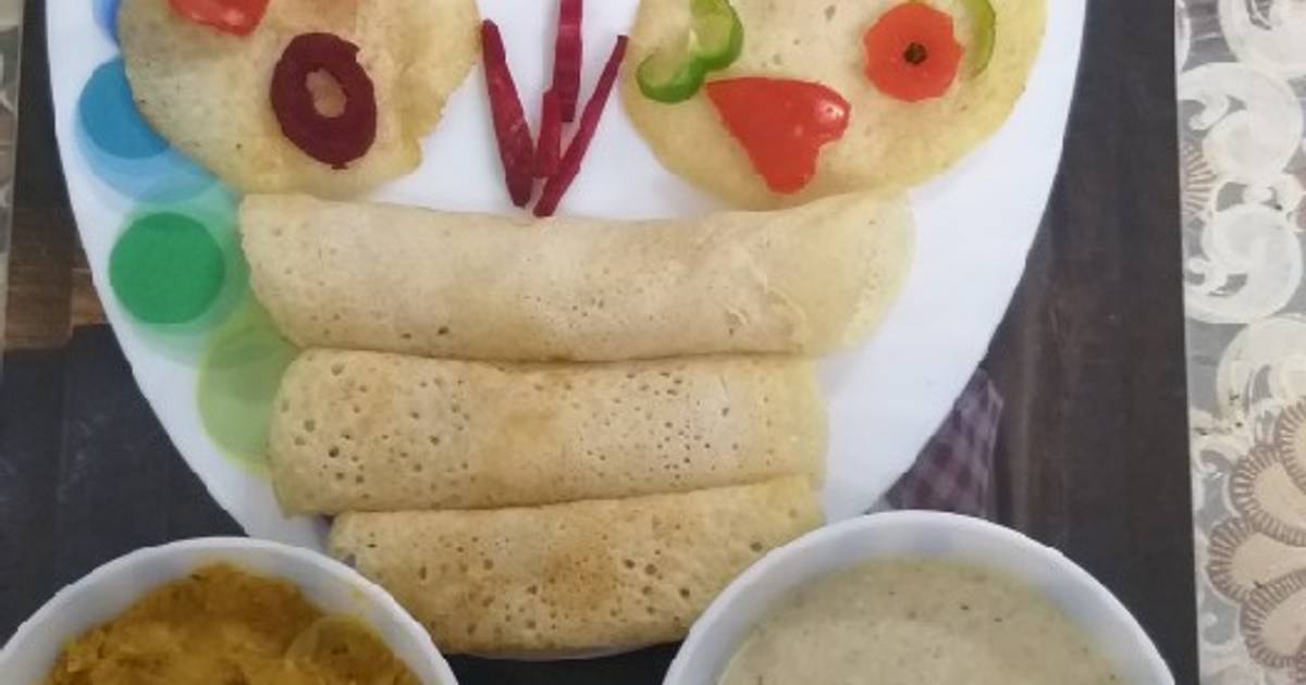 Mini dosa Recipe by Anju Agrawal - Cookpad