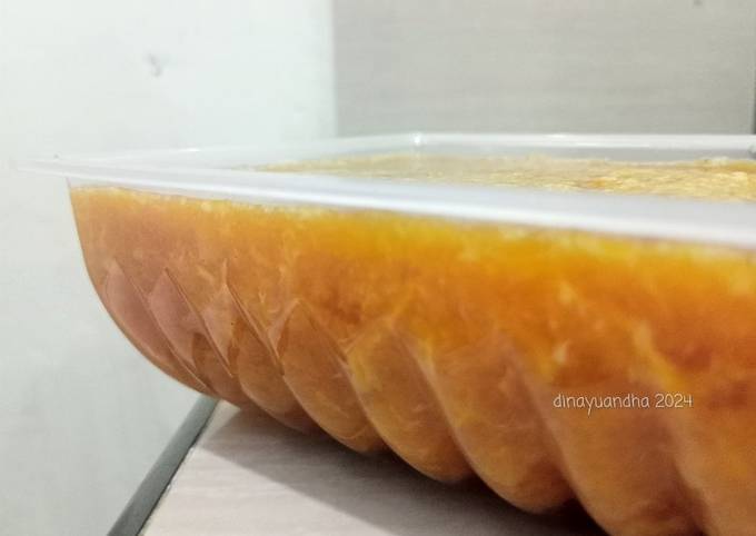 Resep Pumpkin Cinnamon Pudding --Puding Lumut Labu Kuning oleh Dina ...