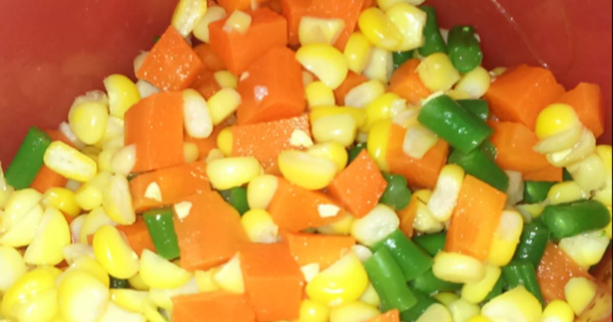 Resep Homemade Frozen mixed vegetables oleh Arch Vriassatha - Cookpad