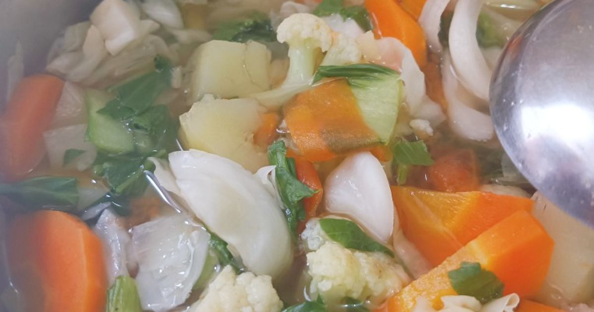 Resep Sop Sehat Mudah (Tanpa Penyedap) oleh icha anggola - Cookpad