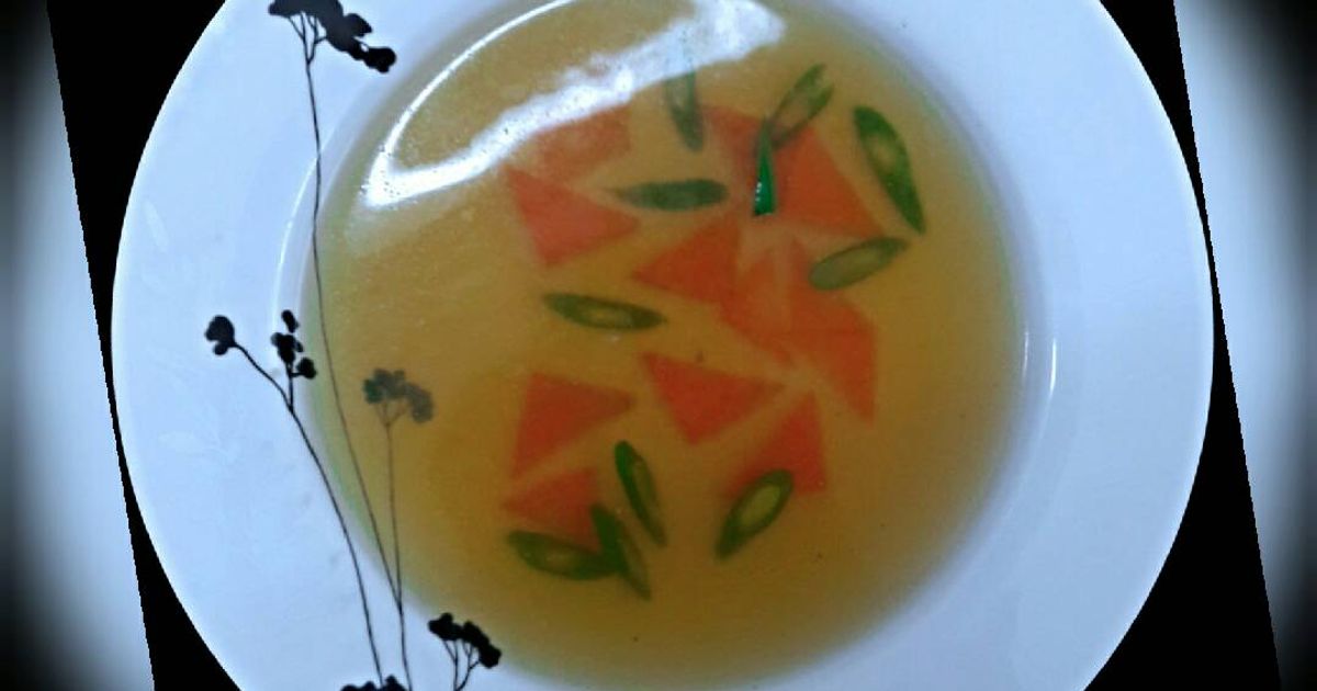 Consomme Paysanne Recipe by Chef KLP - Cookpad